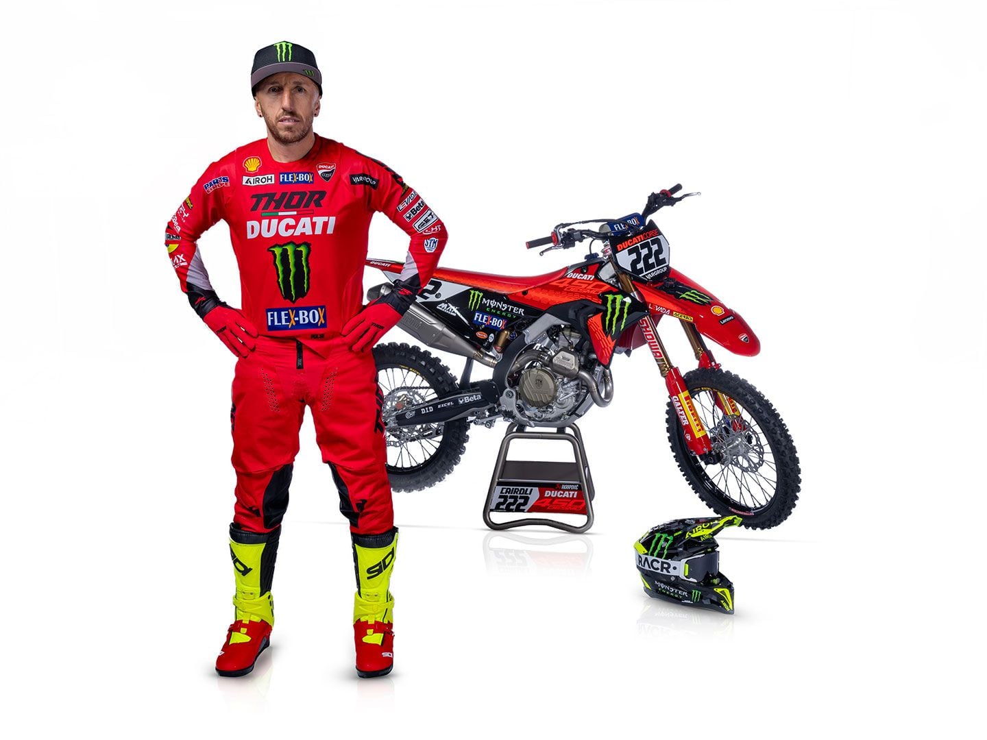 Antonio Cairoli Rides the Ducati Desmo450 MX | Dirt Rider