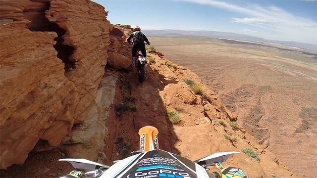 Off-Road Motorcycle Cliff Riding Video | Dirt Rider