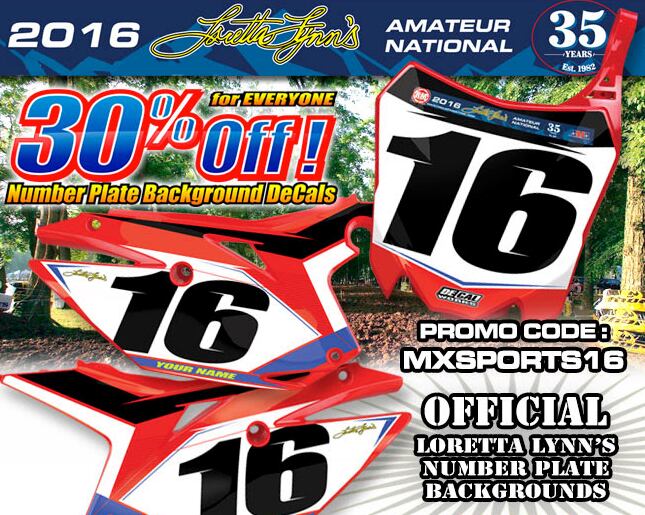 Decal Works Offer Motocross Number Plate Decals for 30 Percent Off ...