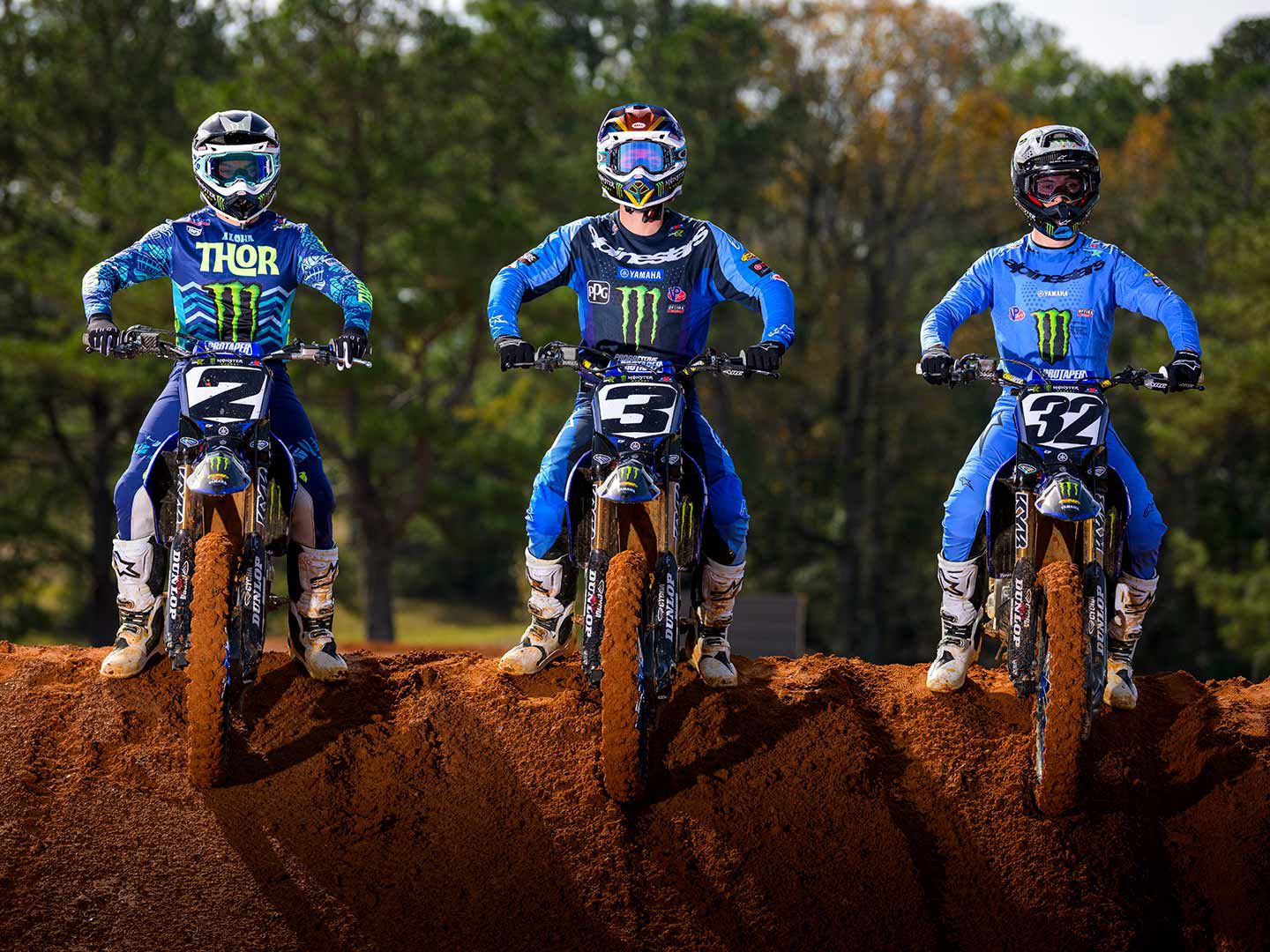 2024 Monster Energy Yamaha Star Racing 450 SuperMotocross Team | Dirt Rider