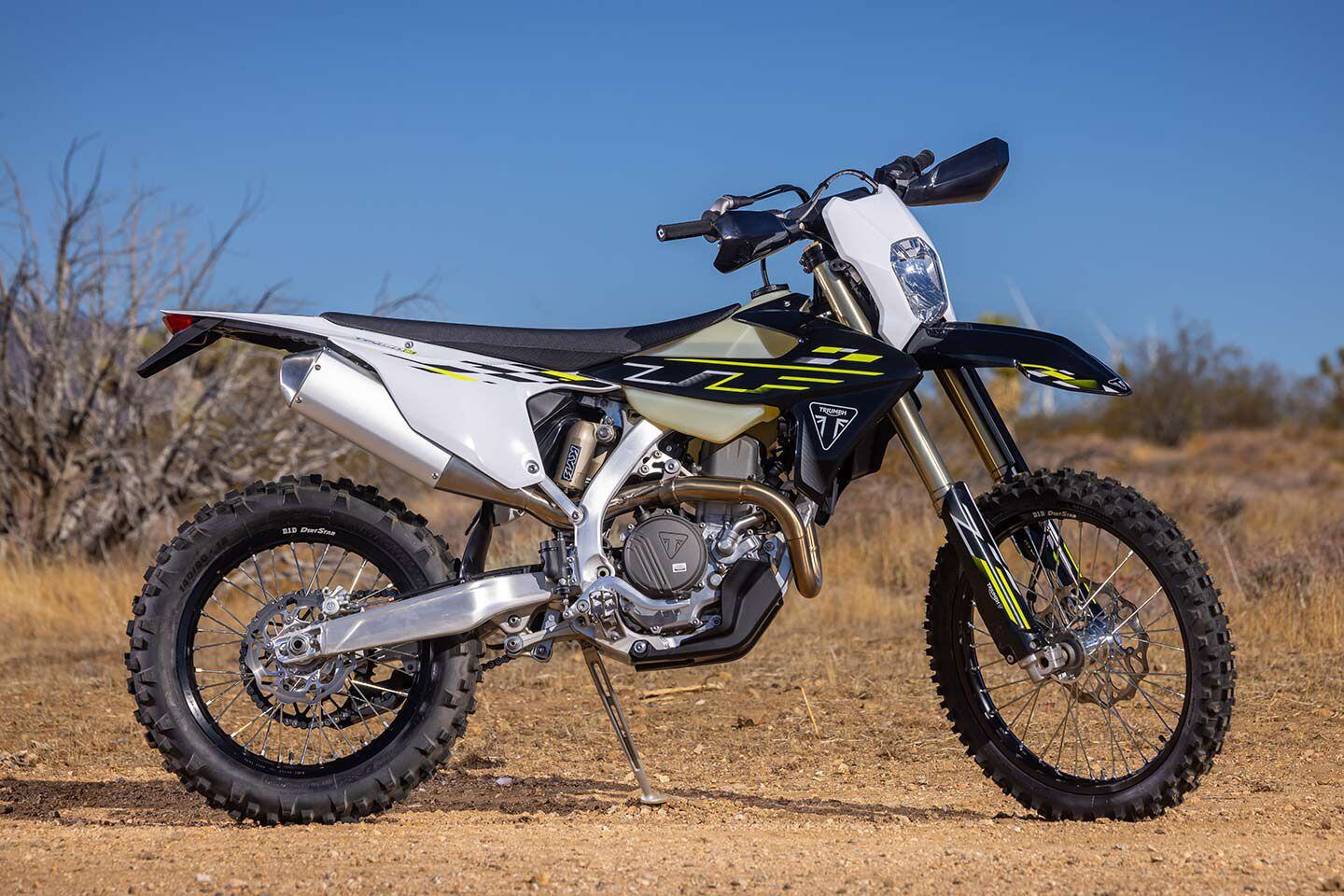 2026 Triumph TF 450-E Features and Specs | Dirt Rider