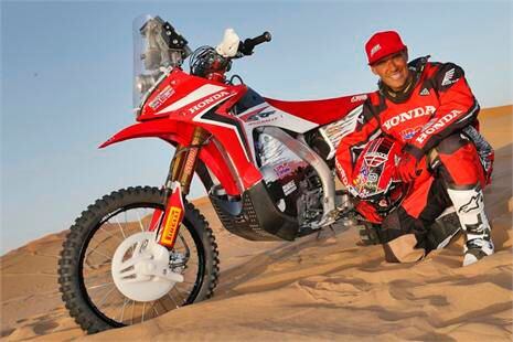 Stage 1 win for Team HRC on the debut of the all new Honda CRF450 RALLY ...