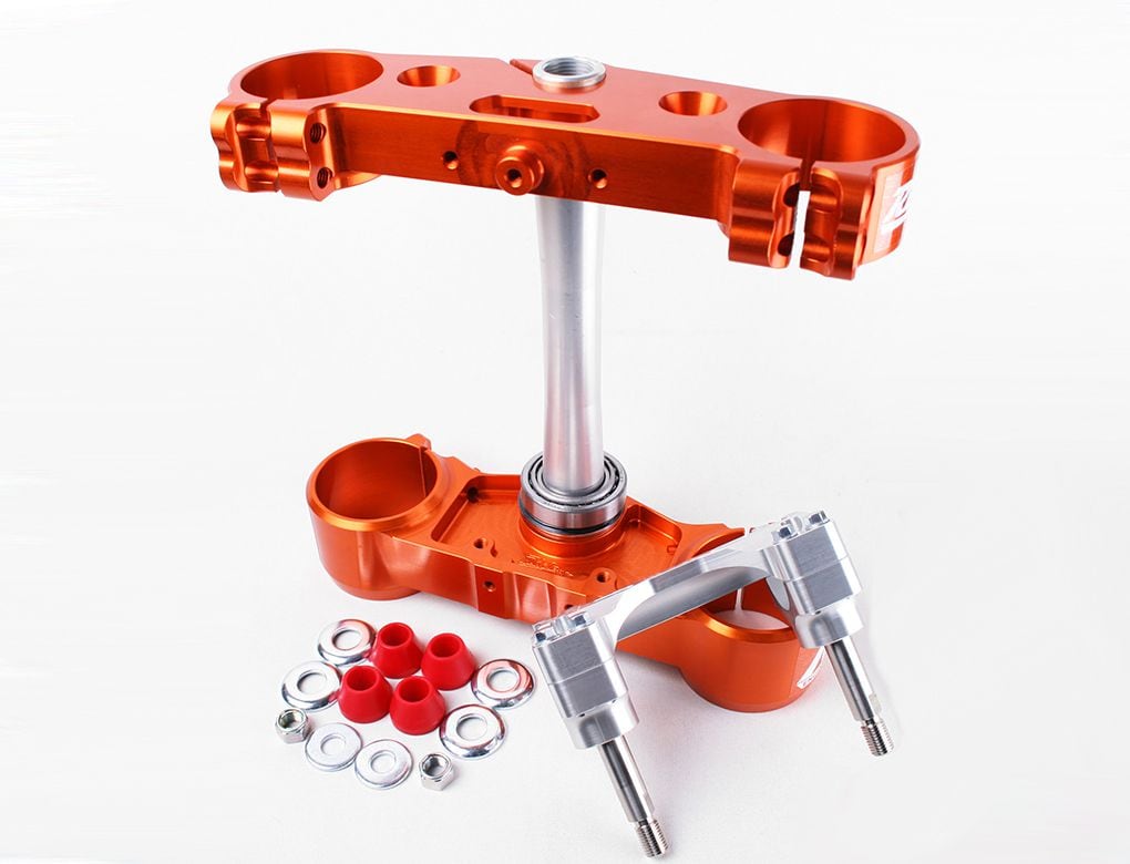 New 23mm Orange Offset Clamps from Ride Engineering | Dirt Rider