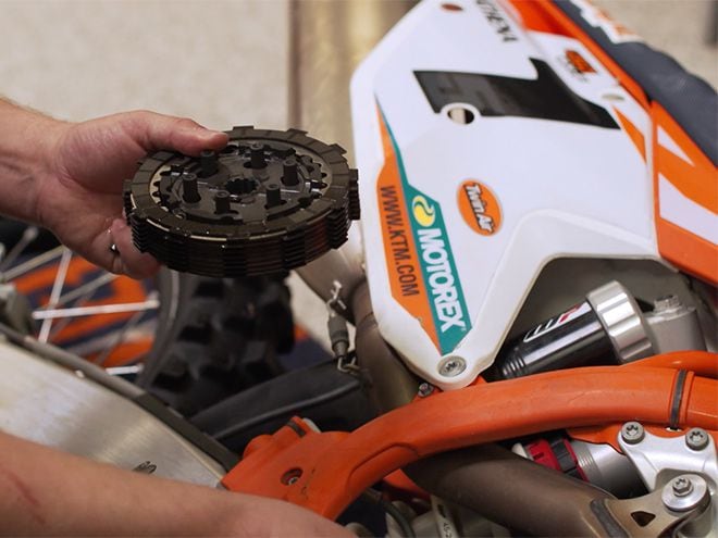 How To Change KTM Clutch | Dirt Rider