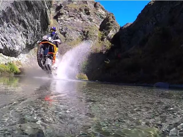 VIDEO: Chris Birch Plays Around Aboard A KTM 1190 Adventure R | Dirt Rider