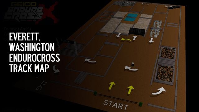 Everett, Washington EnduroCross Track Map | Dirt Rider