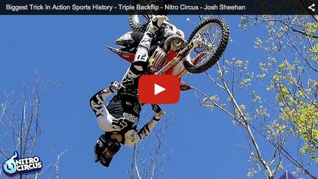VIDEO: Josh Sheehan Lands A Triple Backflip | Dirt Rider