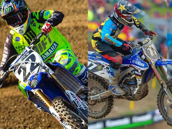 Yamaha U.S. Introduces 2017 Factory Supercross/Motocross Team Featuring ...