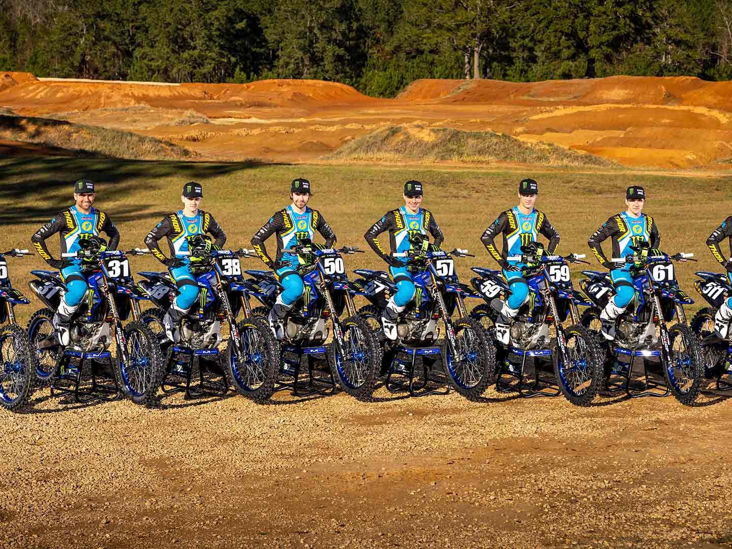 2024 Monster Energy Yamaha Star Racing 250 SuperMotocross Team | Dirt Rider